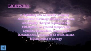 Thunder and Lightning | PPT