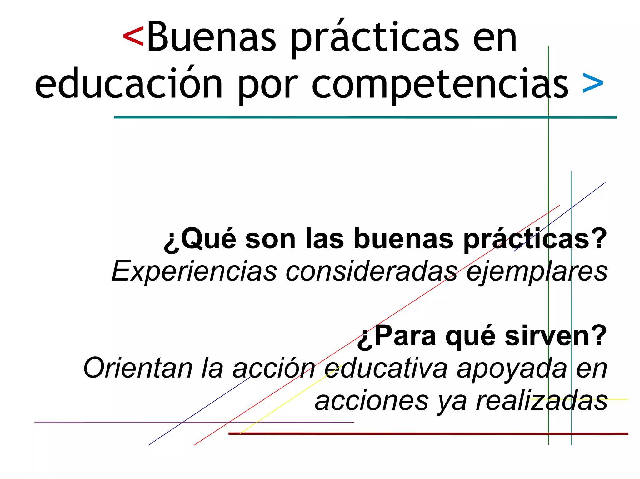 Buenas PráCticas En EducacióN Por Competencias | PPT