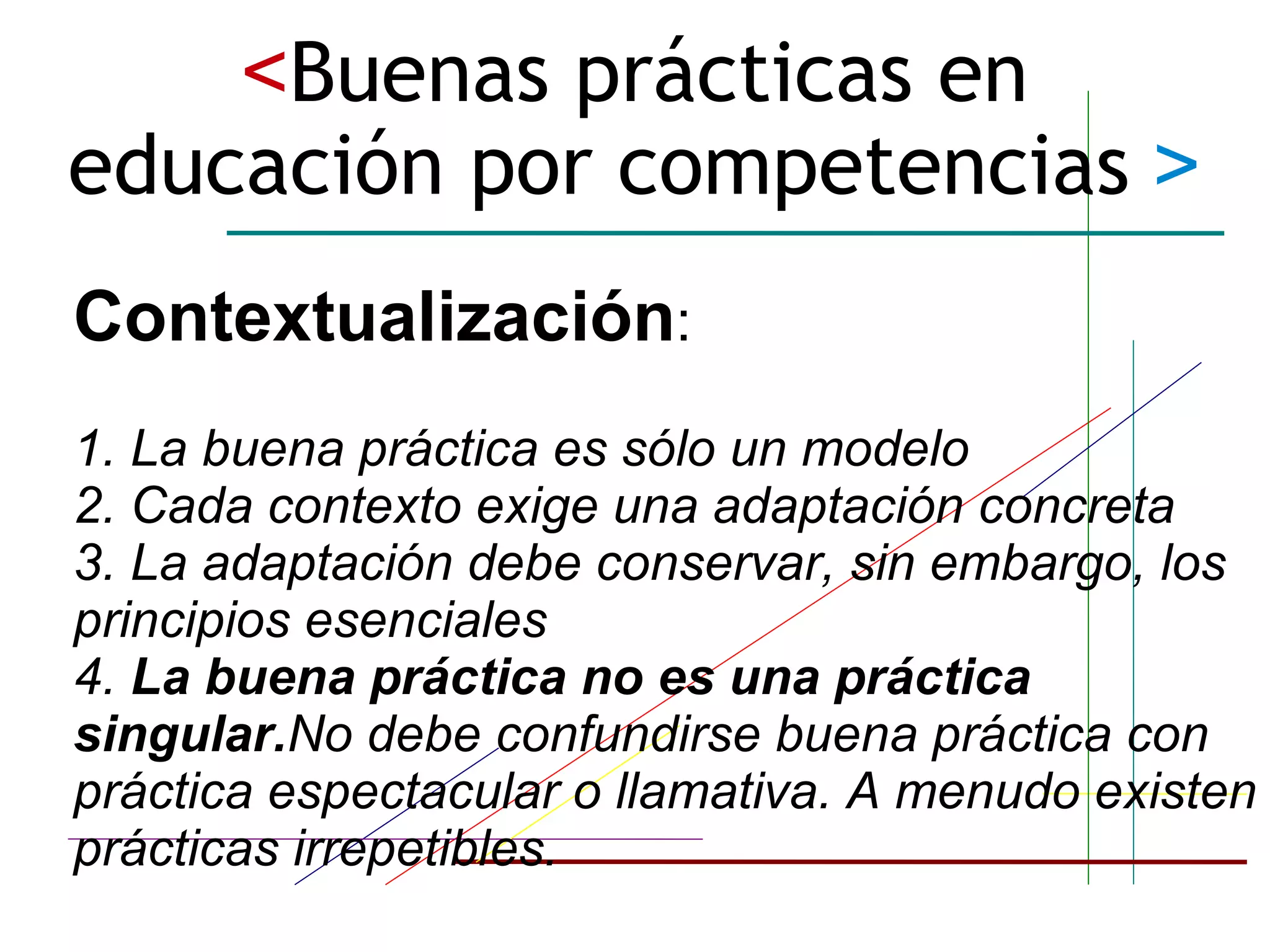 Buenas PráCticas En EducacióN Por Competencias | PPT