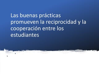 Buenas practicas en educación | PPTX