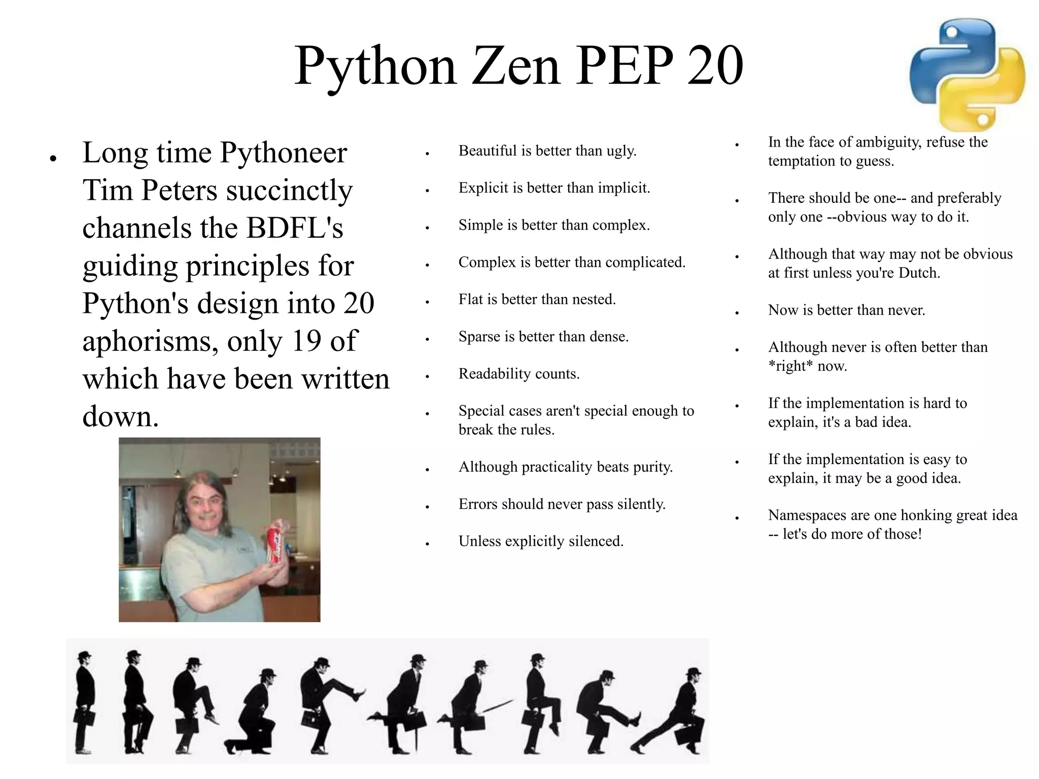 Buenas Prácticas de Python | PPTX