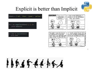 Buenas Prácticas de Python | PPTX