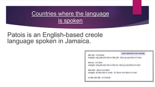 Patois | PPT