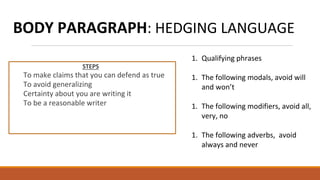 PROBLEM-SOLUTION ESSAY | PPTX