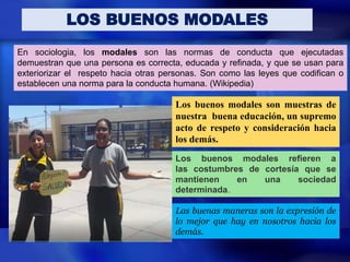 Buenos modales | PPTX
