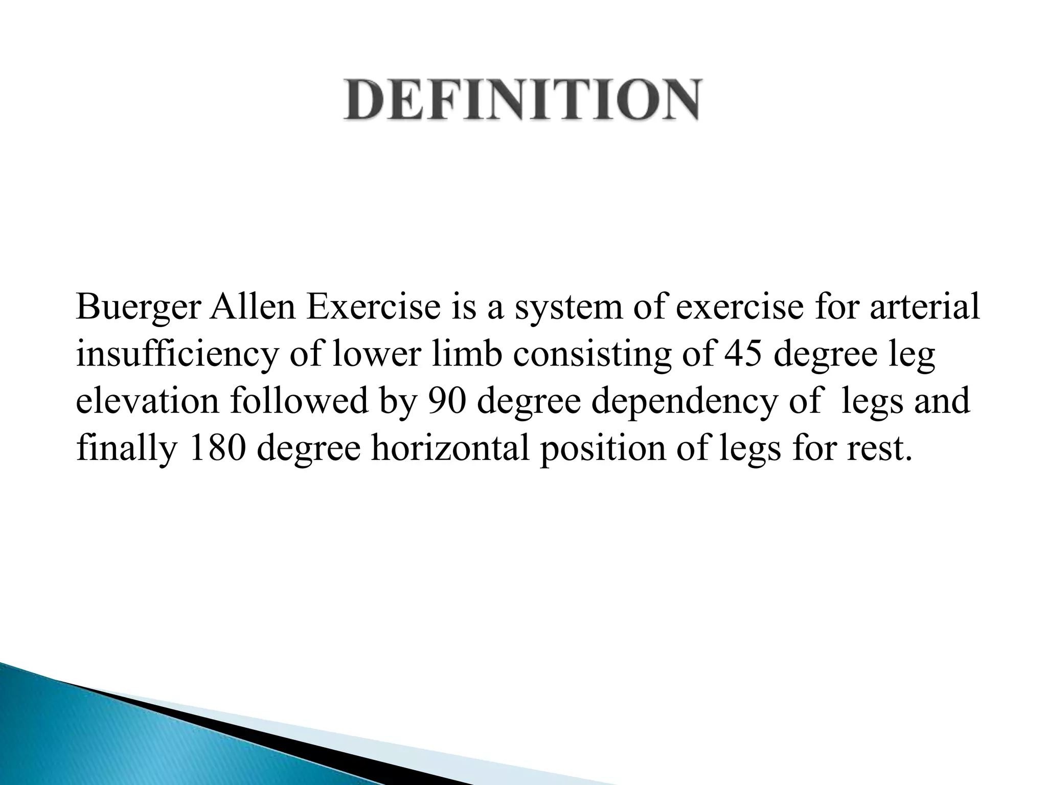 BUERGER ALLEN EXERCISE PPT.pptx