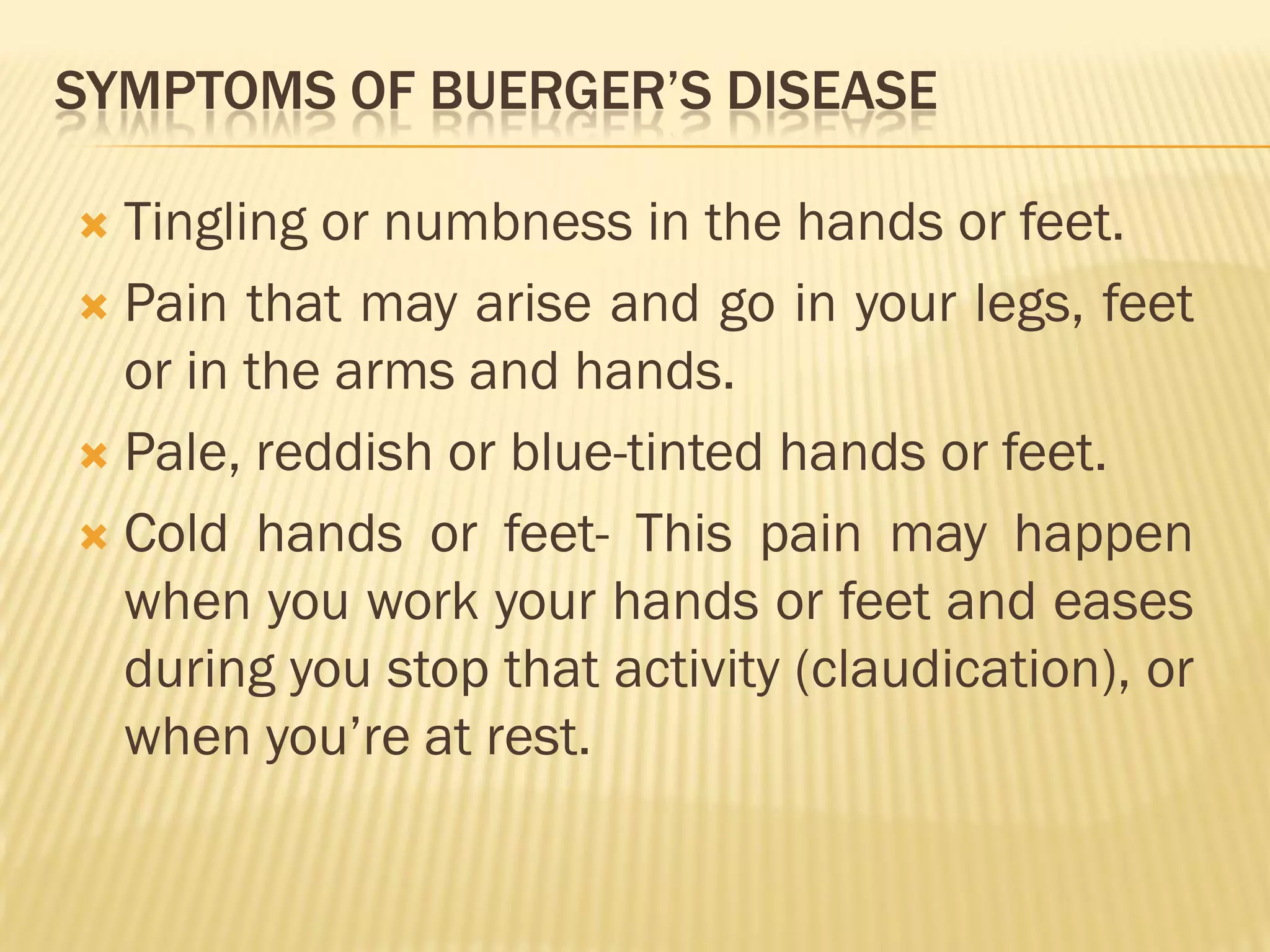 Buerger allens exercises | PDF