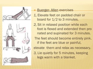 Buerger allens exercises | PDF