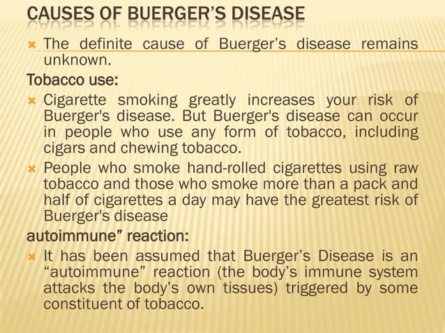 Buerger Allens Exercises