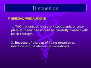 Buergers Disease Leech Therapy | PPT