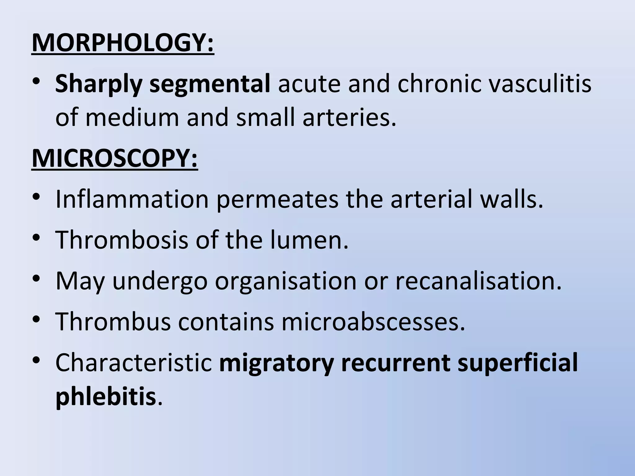 Buerger’s disease | PPT