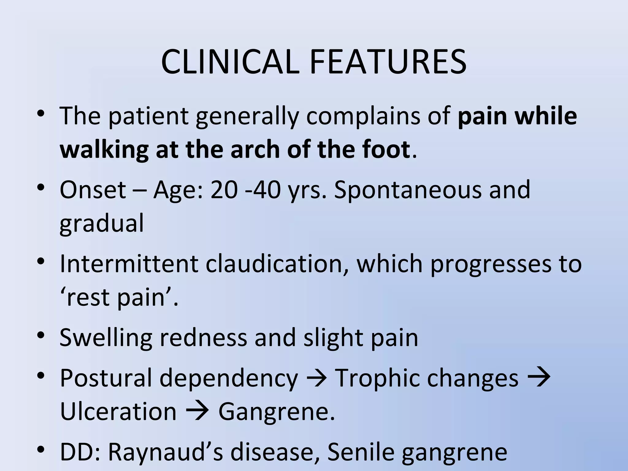 Buerger’s disease | PPT