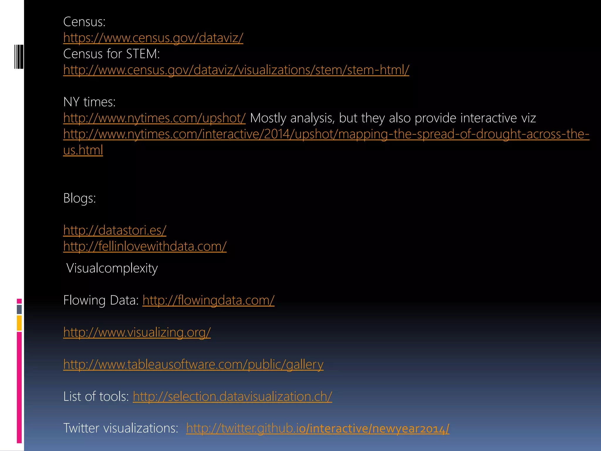 Visual analytics | PPTX