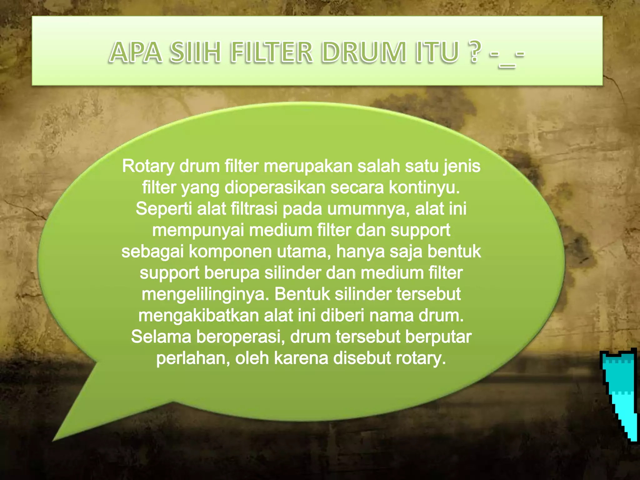 Rotary Drum Filter | PPTX