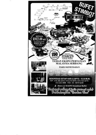 Bufet maeps | PDF | Bars & Restaurants | Attractions