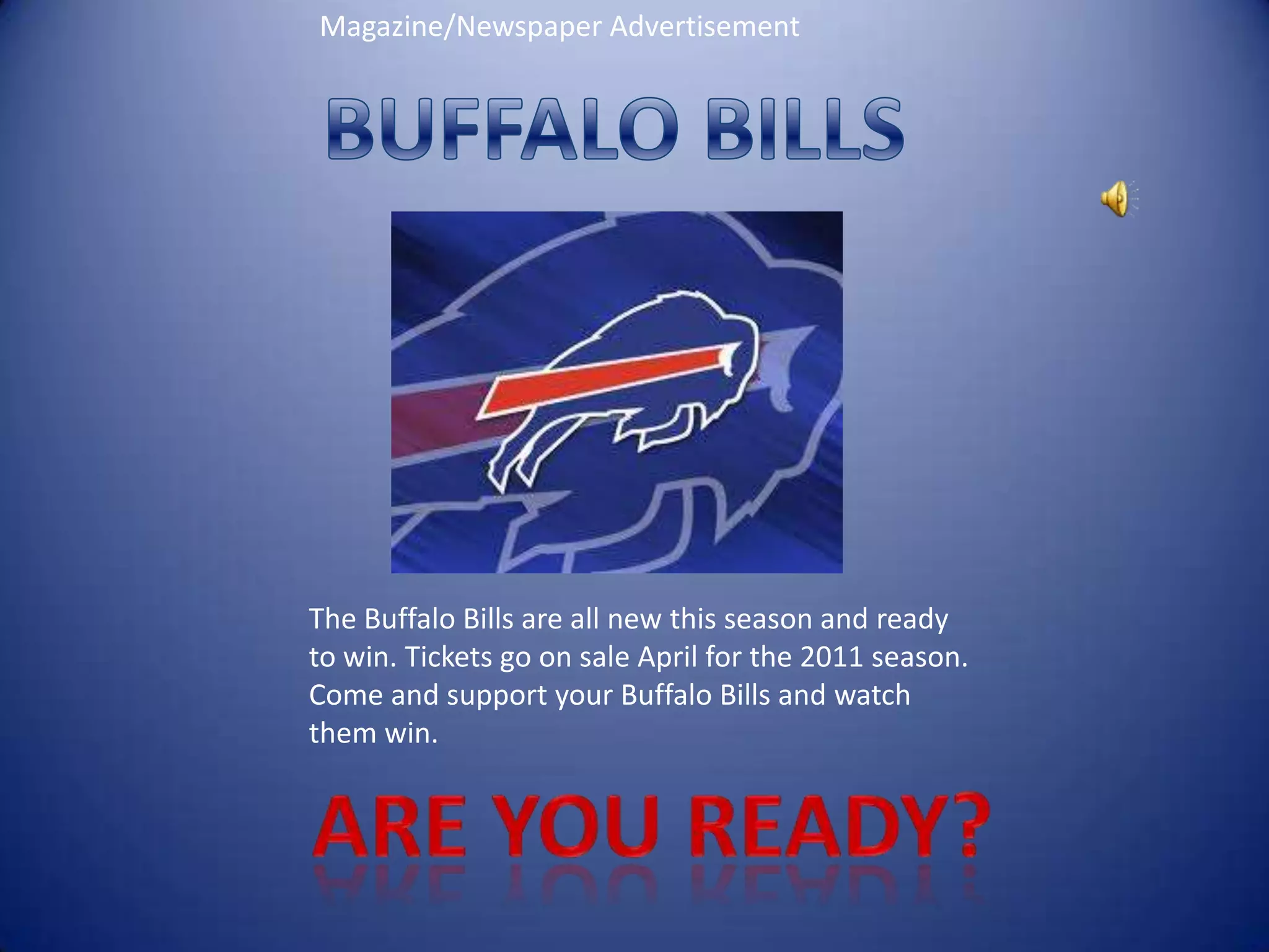 Sports Marketing Buffalo Bills | PPTX