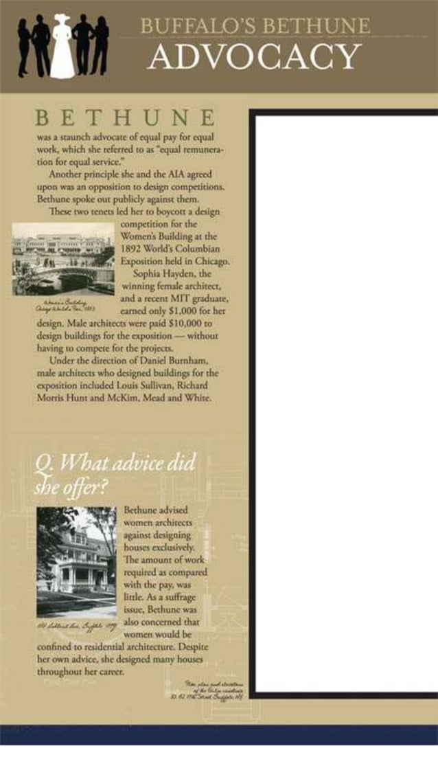 Buffalo’s Bethune: America's First Woman Architect | PPTX