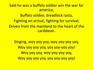 Buffalo soldier | PPTX