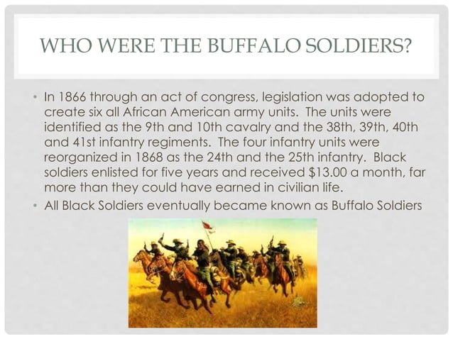 Buffalo soldiers | PPTX