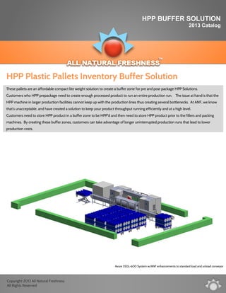 HPP Stackable Pallets Buffer Solution | PDF