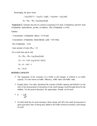Buffer and Isotonic Solution | PDF