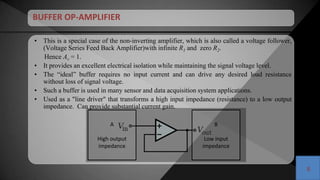 Buffer op amplifier | PPTX