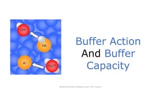 Buffer action and buffer capacity | PPTX | Chemistry | Science