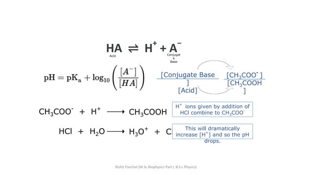 Buffer action and buffer capacity | PPTX | Chemistry | Science