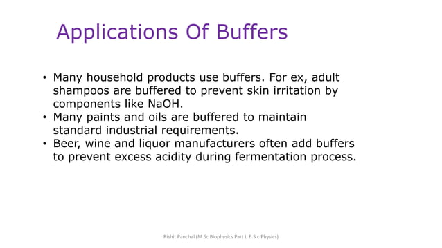Buffer action and buffer capacity | PPTX | Chemistry | Science