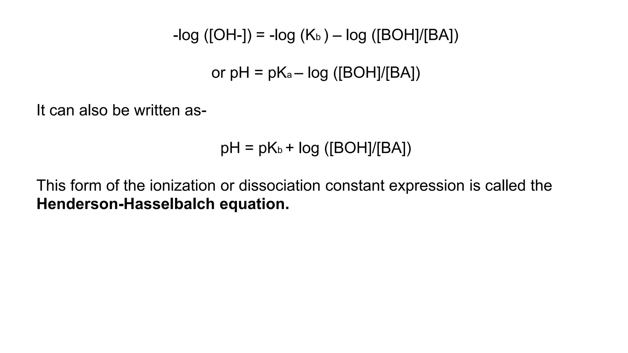 Buffer & buffer equations | PPTX