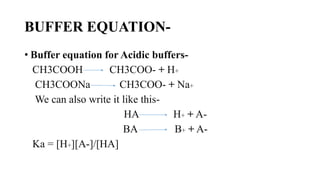 Buffer & buffer equations | PPT