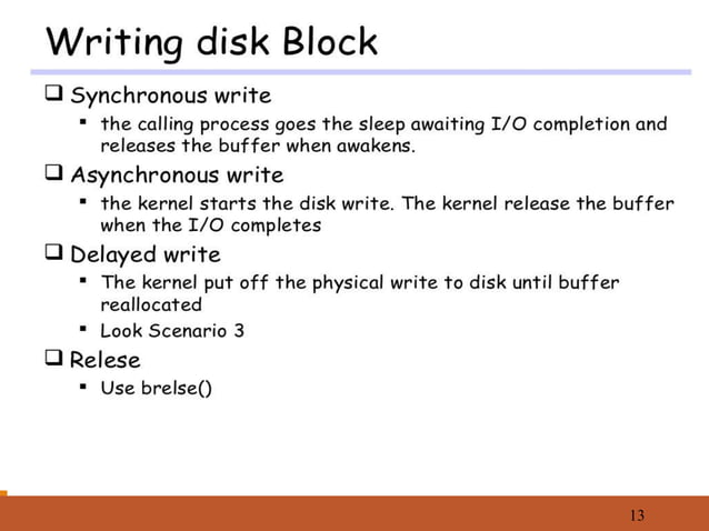 Buffer cache unix ppt Mrs.Sowmya Jyothi | PDF | Operating Systems ...