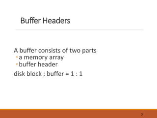 Buffer cache unix ppt Mrs.Sowmya Jyothi | PDF