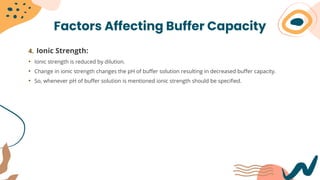Buffer capacity | PPTX