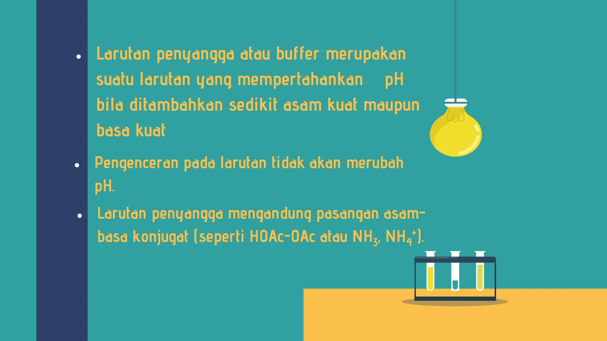 Pengenalan, pengertian, jenis - jenis larutan buffer | PPTX