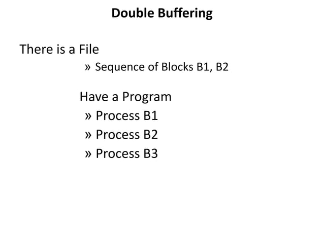 Buffering.pptx | Data Storage and Warehousing | Computing