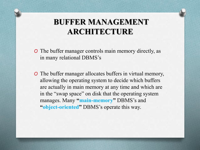 Buffer management | PPTX