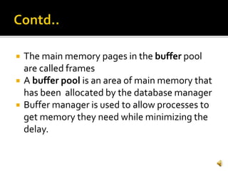 Buffer managements | PPSX