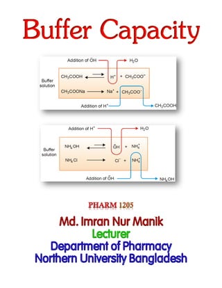 Buffer capacity MANIK | PDF | Chemistry | Science