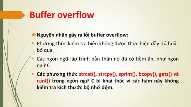 Buffer overflow | PPTX