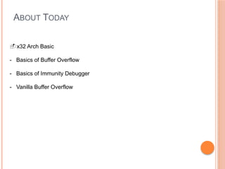 Buffer overflow | PPT