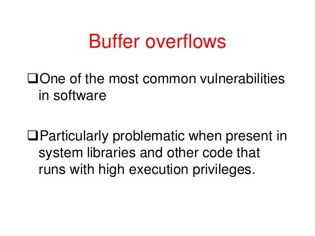 Buffer Overflow