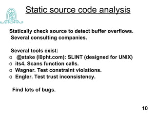 Buffer Overflow Attacks | PPT