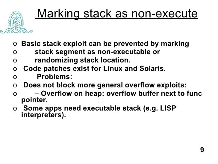 Buffer Overflow Attacks 
