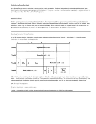 Buffer overflow attacks | PDF