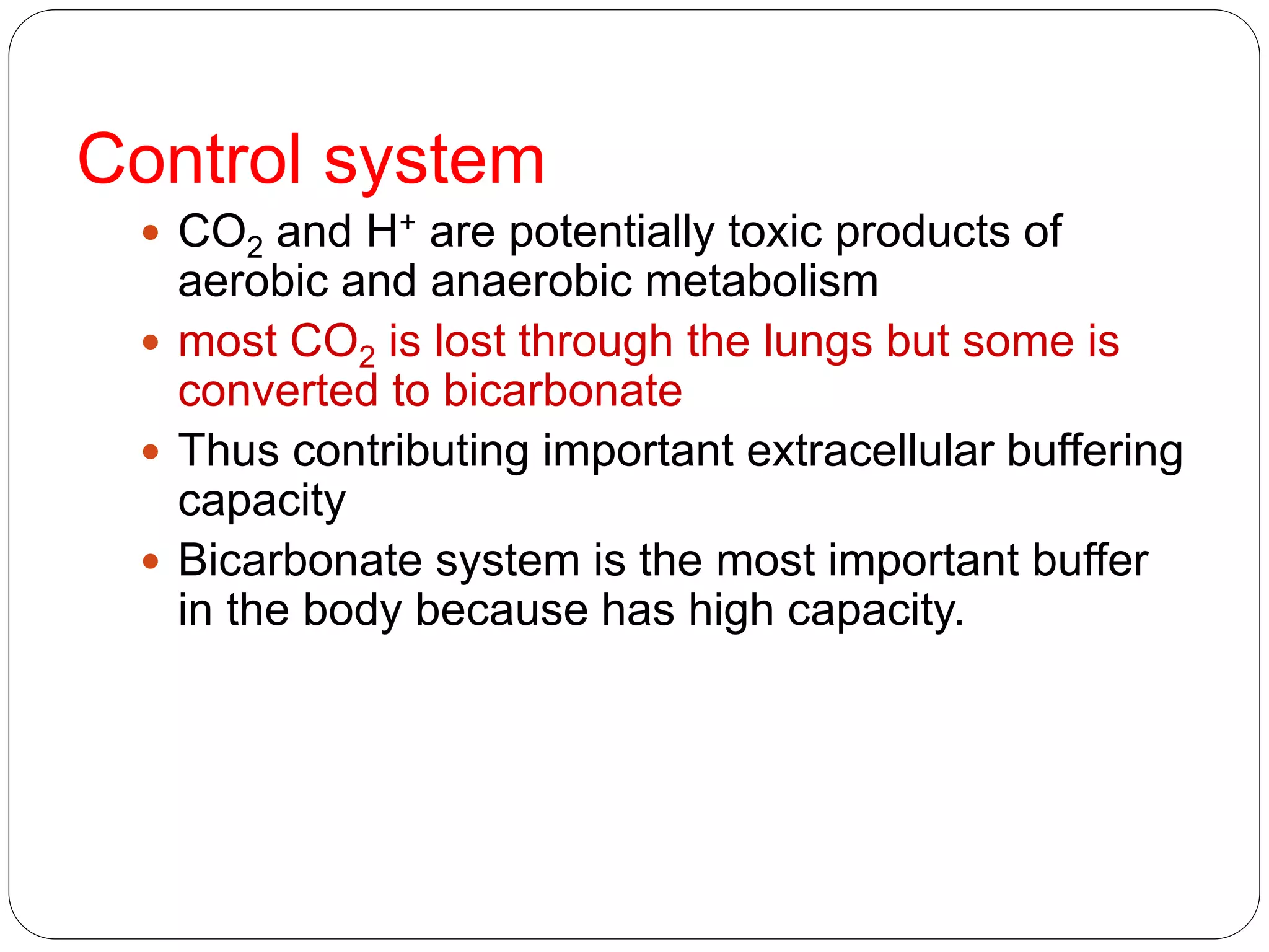 Buffers in the body | PPTX