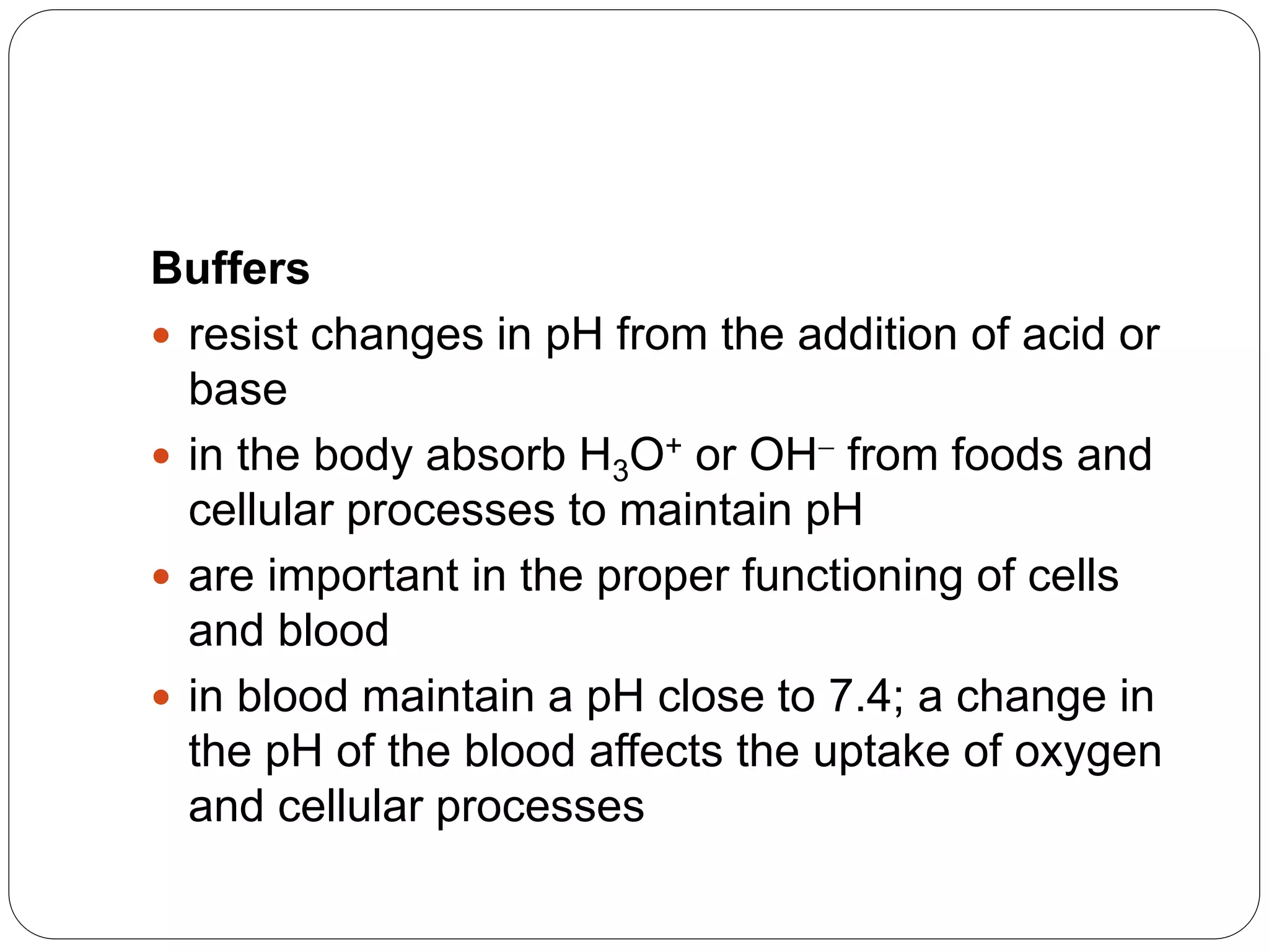 Buffers in the body | PPTX