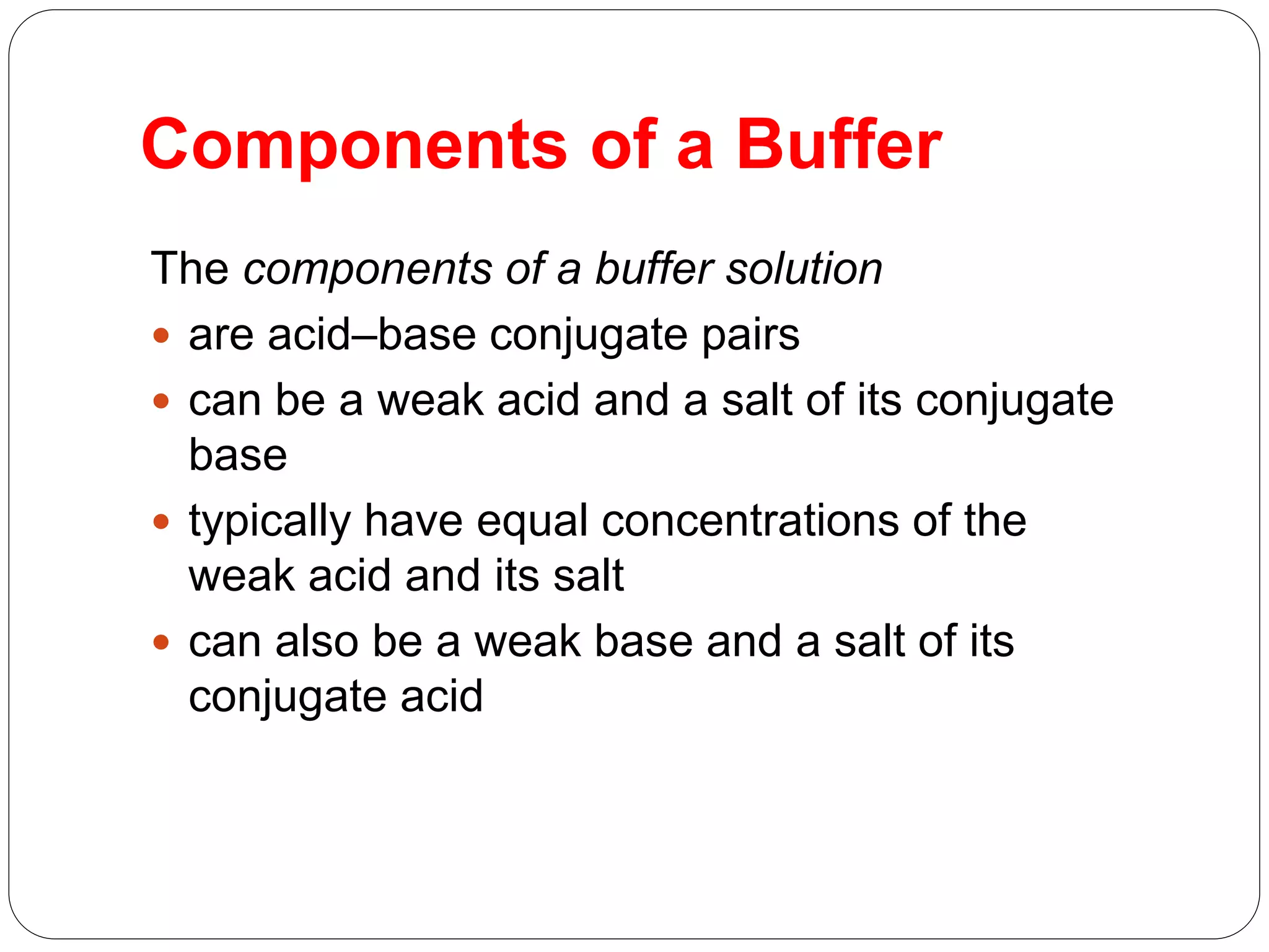 Buffers in the body | PPTX