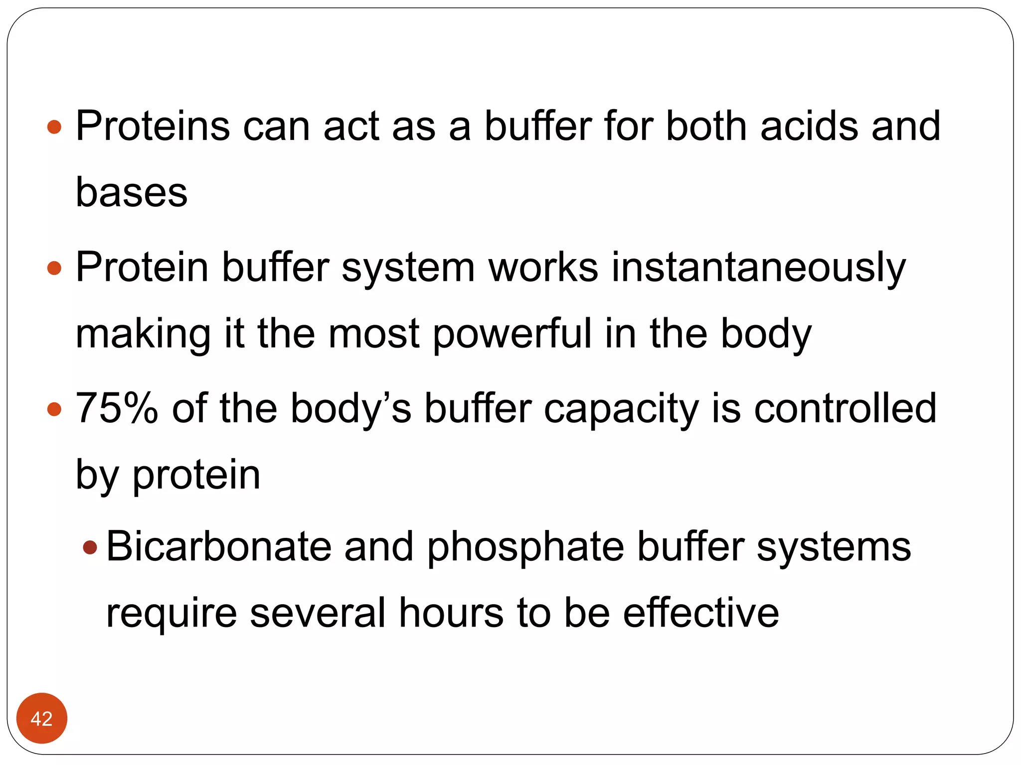 Buffers in the body | PPTX