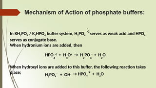 buffer solution definition and exercices | PPTX